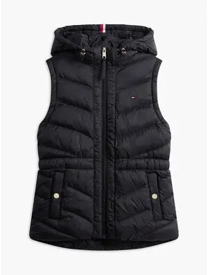 Tommy Hilfiger Lightweight Quilted Hooded Vest