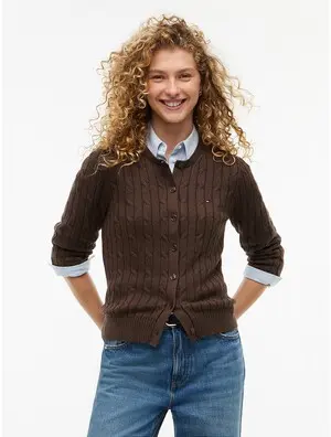 Tommy Hilfiger Cable Knit Button-up Cardigan