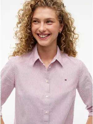 Tommy Hilfiger Striped Stretch Oxford Shirt