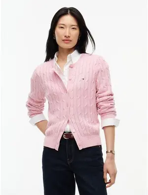 Tommy Hilfiger Cable Knit Button-up Cardigan