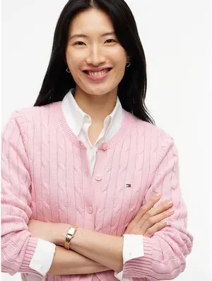 Tommy Hilfiger Cable Knit Button-up Cardigan