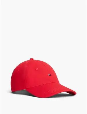 Tommy Hilfiger Flag Logo Baseball Cap - White