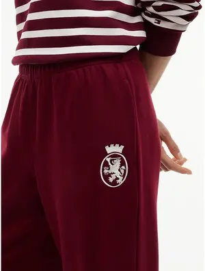 Tommy Hilfiger Varsity Crest Wide Leg Sweatpants