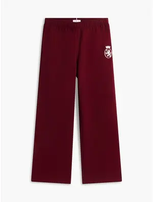 Tommy Hilfiger Varsity Crest Wide Leg Sweatpants