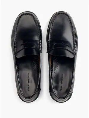 Tommy Hilfiger Nappa Leather Penny Loafers
