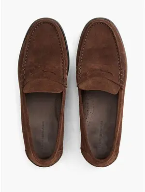 Tommy Hilfiger Suede Penny Loafers