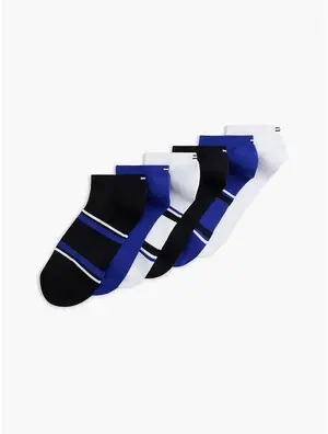 Tommy Hilfiger Sport Ankle Sock 6-pack - Deep Black/multi