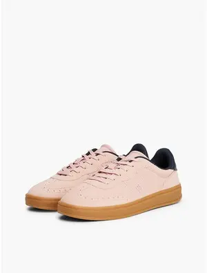 Tommy Hilfiger Suede Skater Sneakers - Delicate Rose