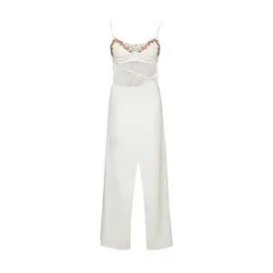 THE GT ATELIER Embroidered Summer Dress - White