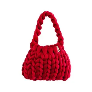 ILLLINA Burgundy Velvet Statement Bag – Mini Velvet Cake
