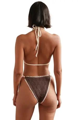 DIPPIN DAISY'S Corsica Triangle Bikini Top - Brunette
