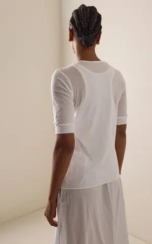 ALL THREE Gaia Tissue Cotton Henley