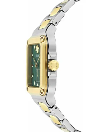 Versace Greca Edge Two-tone Bracelet Watch