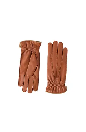 Brunello Cucinelli Nappa Leather Gloves With Cashmere Knit Lining