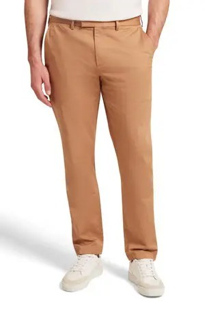Ted Baker London Howeton Stretch Cotton Trousers - Tan