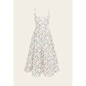 Agua Bendita Alcaparra Brisa Midi Dress