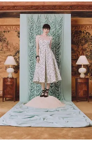Agua Bendita Alcaparra Brisa Midi Dress