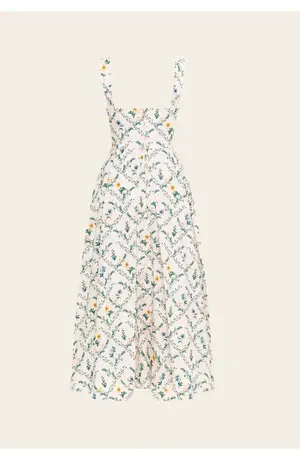 Agua Bendita Alcaparra Brisa Midi Dress