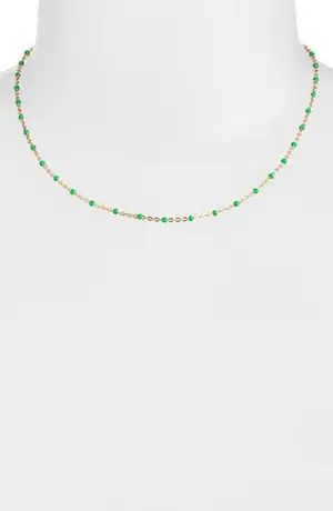SET & STONES Kaz Bead Station Necklace