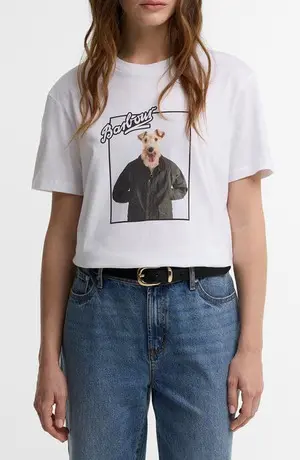 Barbour Mariana Graphic T-shirt - White