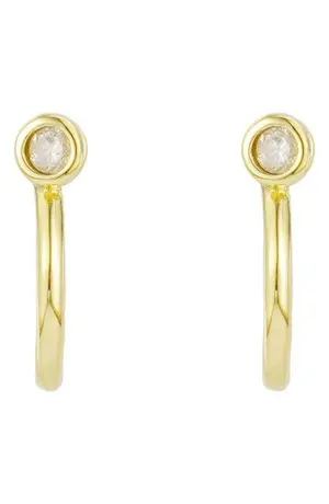 ST. MORAN Crystal Wrap Around Hoop Earrings