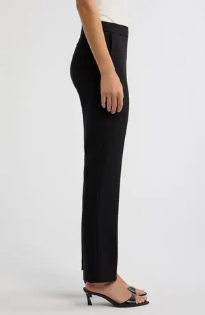 Anne Klein Straight Leg Pull-on Pants
