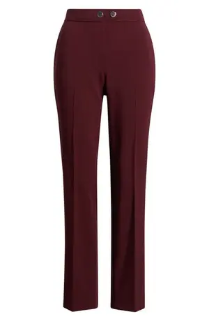 Anne Klein Straight Leg Pull On Pants