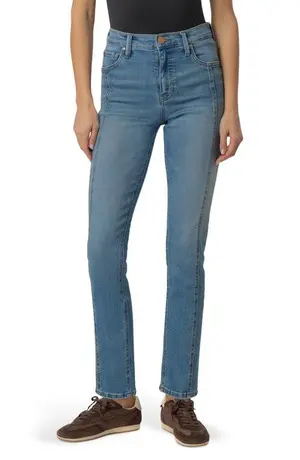 Kut From The Kloth Blair High Waist Straight Leg Jeans - Exhibiting