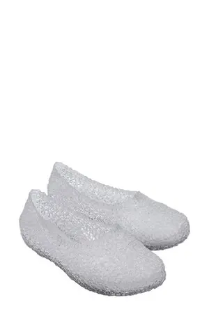 Melissa Campana Papel Hug Flat - Clear/white