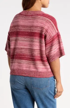 CITY BLUES Broome Marled Stripe Sweater
