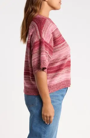 CITY BLUES Broome Marled Stripe Sweater