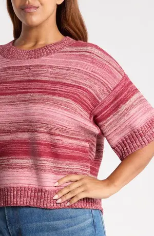 CITY BLUES Broome Marled Stripe Sweater