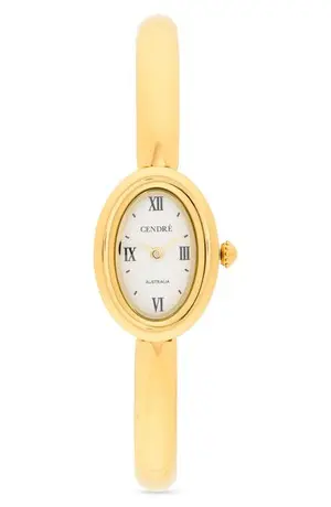 CENDRE Oval Bangle & Link Bracelet Watch - Gold