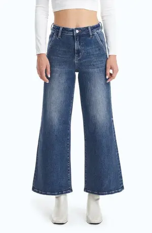 BAYEAS High Waist Wide Leg Flare Jeans