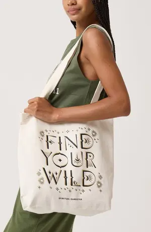 Spiritual Gangster Find Your Wild Essential Tote