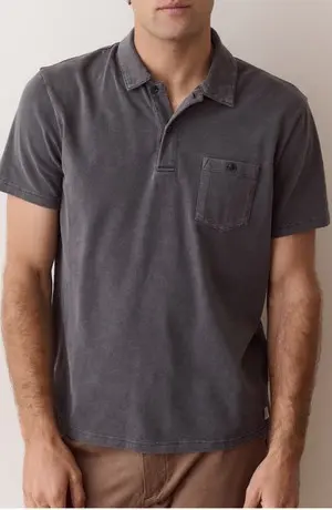 Marine Layer Short Sleeve Polos For Men