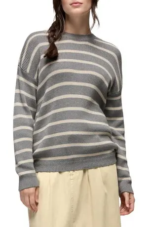 Prana Divine Day Sweater - Heather Grey