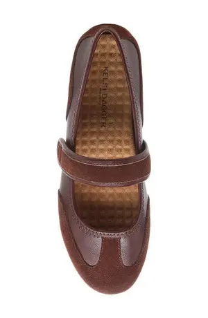 KELSI DAGGER BROOKLYN Damon Leather Mary Jane Flat