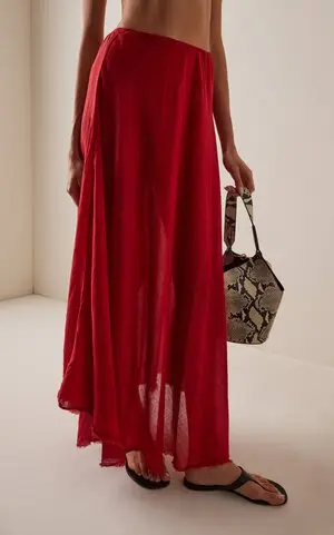ALL THREE Elysia Gauze Maxi Skirt
