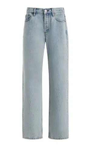 Still Here Life Rigid Mid-rise Straight-leg Jeans