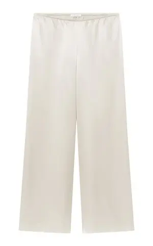 ALL THREE Olympia Silk Pant - Off-white