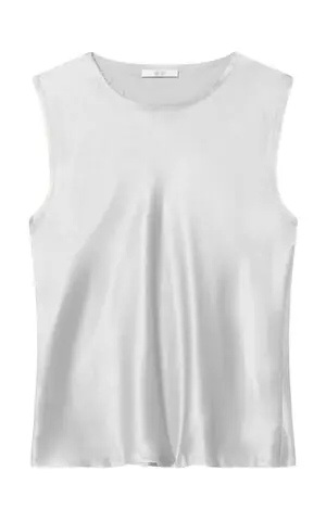 ALL THREE Carine Silk Tank
