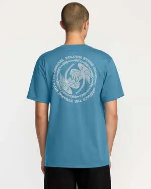 Volcom Almeida Short Sleeve Tee - Coronet Blue