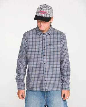 Volcom Landos Long Sleeve Shirt - Ltnavy
