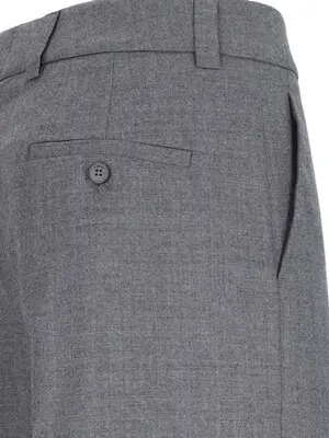 Incotex Neera" Wide Leg Virgin Wool Pants