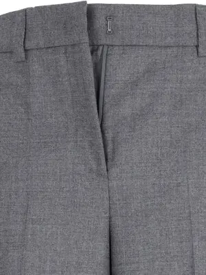 Incotex Neera" Wide Leg Virgin Wool Pants