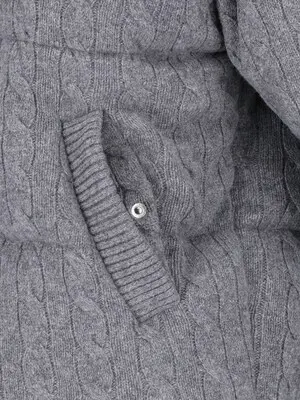 Polo Ralph Lauren Down Jacket In Wool And Cashmere