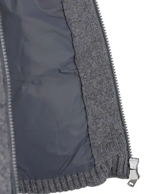 Polo Ralph Lauren Down Jacket In Wool And Cashmere
