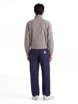 Carhartt Work In Progress Wide Leg Pants "brockman - Blue