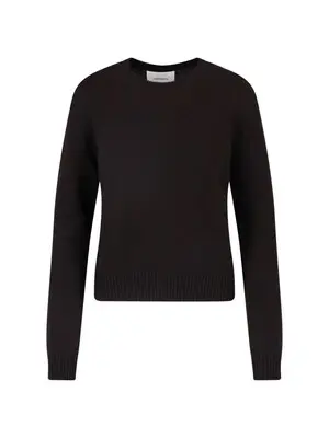 LISA YANG Mable" Cashmere Crew Neck Sweater - Brown